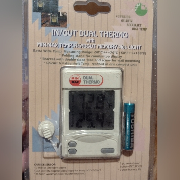 Temp Lab | Other | New Temp Lab Inout Dual Thermo Temperature Sensor ...